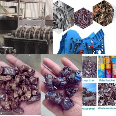 Chine Processus de surface extérieure Déchets de carrosserie de voiture Déchets de fer et de métal Crusher 30 jours Remboursement à vendre