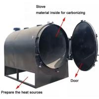 Quality Horizontal Charcoal Capacity Activated Carbonization Furnace for Making Charcoal for sale