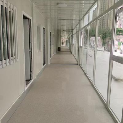 China Casa de caixote de um só andar Container no corredor interior Com baixo nível de ruído e sem comodidades à venda