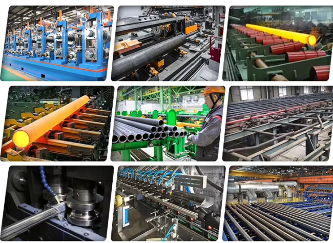 Manufacturing facility producing SS Seamless Pipes