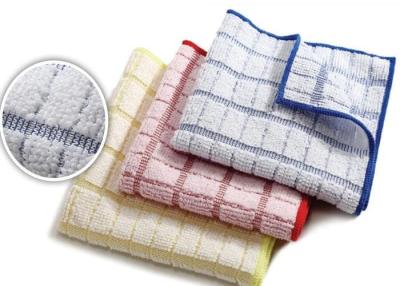 China Chedked Microfiber Cleaning Cloth Nylon Window Cleaning Cloths for sale