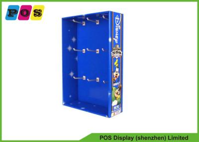 Cina Esposizione su ordinazione del supporto di Pegboard del cartone, esposizioni ondulate di schiocco per la promozione SK001 dei giocattoli in vendita