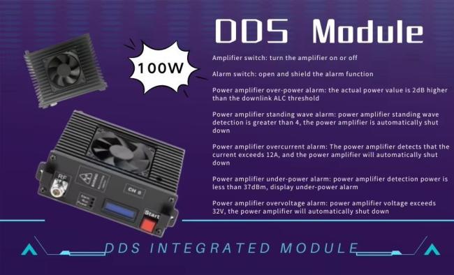 High-Power Dds Integrated Module Walkie-Talkie 300-2400MHz Dds Noise Source Signal Module