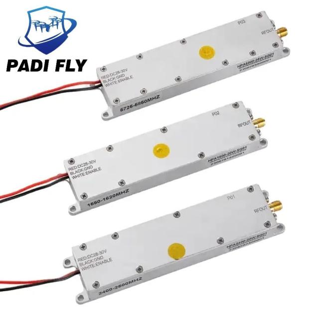 Anti-Drone 1.2g 2.4G 5.2g 5.8g 20W 50W 100W GaN RF Power Amplifier Module for Anti Fpv Defense System UVA Jammer