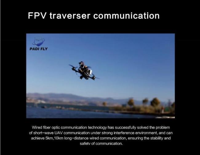 Long Distance 10km Fpv Optical Fibe for Uav Anti-Interference Drone Optical Transceiver