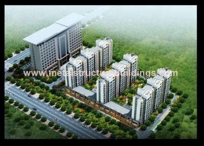 Cina Costruzioni commerciali prefabbricate moderne dell'ampia luce, costruzione residenziale della struttura d'acciaio in vendita