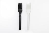 Quality CPLA Manufacture Disposable Fork Biodegradable Eco Friendly Cutlery Fork Sustainable for sale