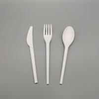 Quality Heatproof Biodegradable Eco-friendly Customizable Disposable PLA Knife Fork And Spoon for sale