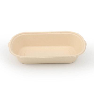 China Biodegradável recipiente de alimentos para levar composto 850 ml pasta de bambu caixa de almoço com tampa à venda