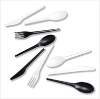 Quality Eco-Friendly PLA Tableware Disposable Customized Logo CPLA Biodegradable Cutlery Set for sale