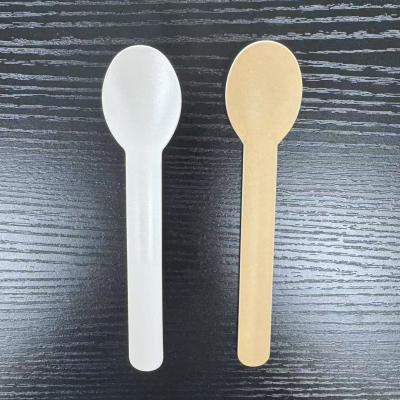 中国 EcoSmooth 使い捨て BioStrong Flexi-Lite 防漏 GreenBite 丈夫な紙スプーン カスタマイズ可能な色とデザイン 販売のため