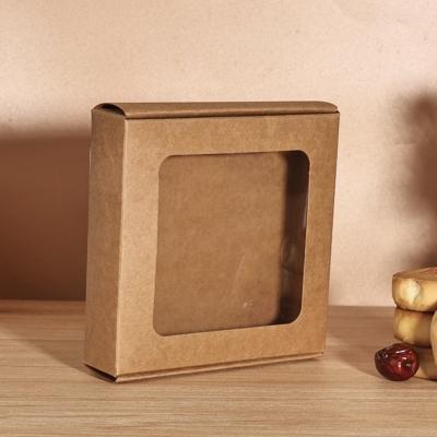 China Milieuvriendelijke Kraft Papieren Doos met Kijkvenster Duurzame Verpakkingsoplossing Te koop
