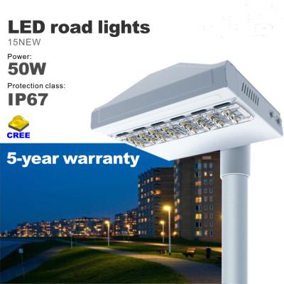 China 50W LED Street light High brightness CREE 5 years warranty LED Road Lighting IP67 for sale