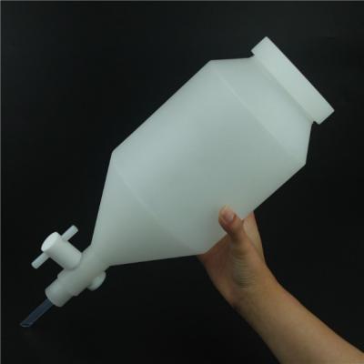 Cina Funnel di separazione in PP con valvola PTFE / valvola di controllo in PTFE e sigillamento del tappeto in vendita