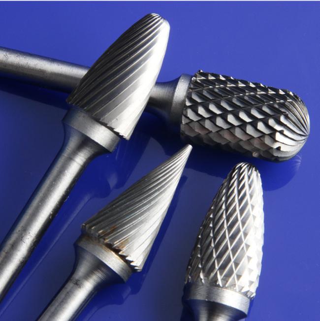 10PCS 1/8" Shank Dia Tungsten Carbide Rotary File Burr Cutter 3*6 mm Porting Tools Carbide Burrs Power
