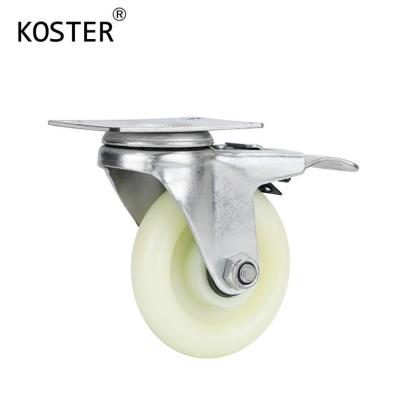 China 3 polegadas 4 polegadas 5 polegadas Nylon Industrial Duty Caster com roda giratória Carga 100kg/110kg/130kg à venda