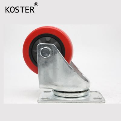 China 1.5 polegadas 2 polegadas Indústria Roda Roda de Roda de Plástico de Roda Única para 130 kg de carga máxima à venda