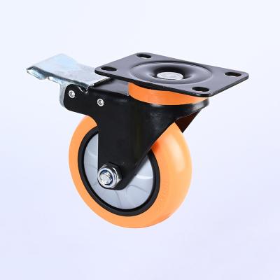 Cina 130 kg carico massimo carrello mobili industriali con ruller e freno a rullo singolo in vendita