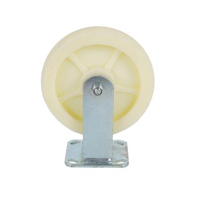 China 4 inch 5 inch 6 inch 8 inch Heavy Duty Industry Wit Rubber Draaiend Rollers Wielen met rem Vraag Voorbeeld Te koop