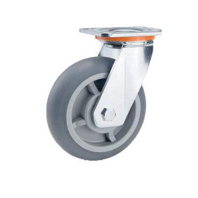 Cina Rod di vite universale di tipo medio Caster di nucleo di ferro con 75mm/100mm/125mm Ruota di plastica in vendita