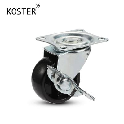Cina Arredamento per ufficio 25/30/45/50/75/100mm Caster in PP zincato con 12*8,2 mm di distanza tra i fori in vendita
