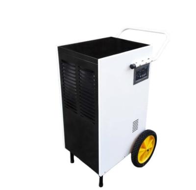 Κίνα Μεταλλικό σώμα 90L/D Βιομηχανικός αφυγραντήρας με μεγάλους τροχούς και εύκολο κίνημα του χεριού που σπρώχνει προς πώληση