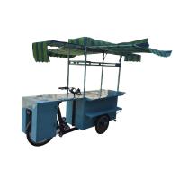 Quality Fast Food Delivery Mobile Tricycle Cart with Solar Panel Eco-Friendly and Convenient for sale