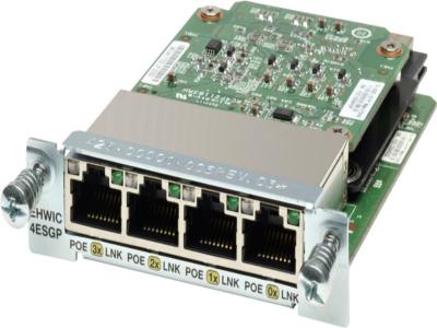 中国 POE Cisco EHWIC-4ESG-P 4の港のインターフェース・カードPOE EHWIC-4ESGP 販売のため