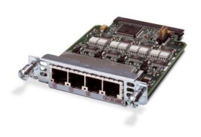 中国 Cisco 2800/3800のためのCisco VIC2-4FXO 4の港の声のインターフェース・カード 販売のため