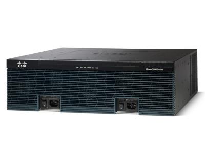 Cina Il router 3925/K9 di gigabit di Ethernet ISR Cisco digiuna base 3U mini GBIC esterno del IP dell'IOS in vendita