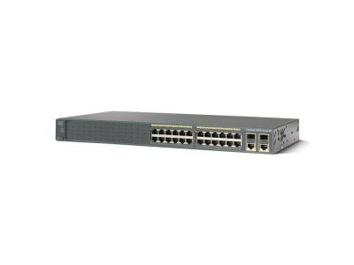 Cina 24PC immagine dei porti 2 X T/SFP di PoE dei commutatori 24 x 10/100 del catalizzatore 2960 di Cisco di strato 2 diretta in vendita