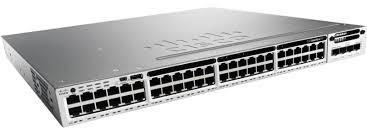 中国 48 x 10/100/1000容量を転換するCiscoのネットワーク スイッチWS-C3850-48T-E 176 Gbps 販売のため