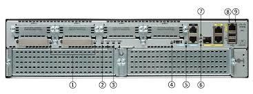 Cina Scanalature ad alta velocità del modulo di servizio del router CISCO2951-SEC/K9 2 di gigabit di Cisco in vendita