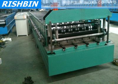 Cina Rotolo irregolare di doppio strato dello strato del tetto del metallo della costola che forma macchina 5,5 chilowatt in vendita