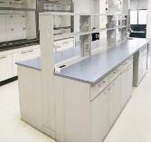 China Tutela dos casos química terminada do laboratório da mobília do laboratório para partes superiores fenólicos novas à venda