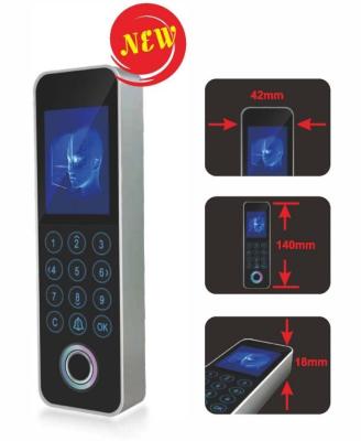 Cina Portone biometrico del cancello girevole del controllo di accesso di Smart Card dell'impronta digitale del sistema di riconoscimento di fronte IP65 in vendita