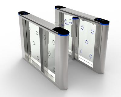 Cina Cancello girevole elettrico 50hz trasparente del controllo di accesso della barriera dell'oscillazione per l'ingresso in vendita