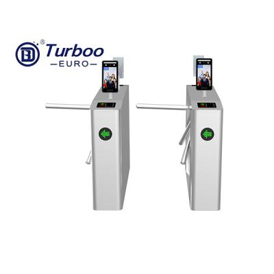 中国 LEDの表示器Turbooを含むRFIDのアクセス管理の三脚の回転木戸のゲートの完全なステンレス鋼 販売のため