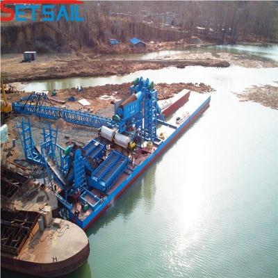 중국 체인 버킷 금 광산 기계 내구성 설계 및 7.5kw-100kw 리프팅 모터 전력 판매용