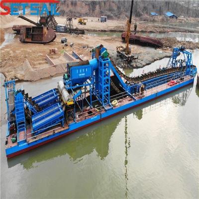 중국 체인 버킷 금 광산 기계 내구성 설계 및 7.5kw-100kw 리프팅 모터 전력 판매용