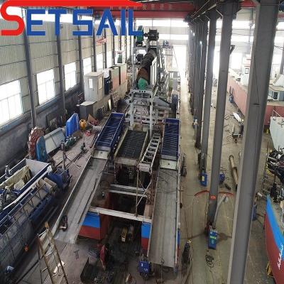 중국 7.5kw-50kw 주사 펌프 전력 및 체인 버킷과 함께 강 금광 기계 판매용