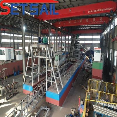 중국 7.5kw-50kw 주사 펌프 전력 및 체인 버킷과 함께 강 금광 기계 판매용