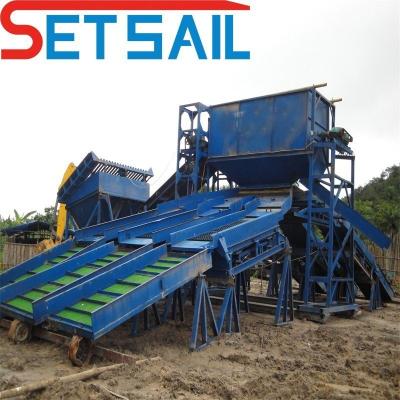 Chine Équipement minier terrestre avec machines de jigging et 200 m3/h de débit d'eau à vendre