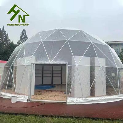 中国 倍はガラス ドアにでき事のイグルーのドームのテントのための大きいGeoのドームのテントを去る 販売のため