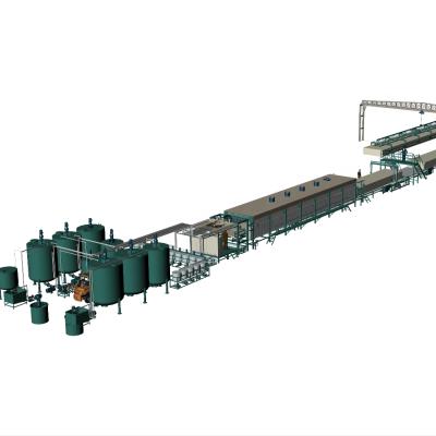中国 Lc-2400 Full Automatic Continuous Foaming EPS Foam Block Machine EPS Polyurethane Mattress Foam Sponge Production Line 販売のため