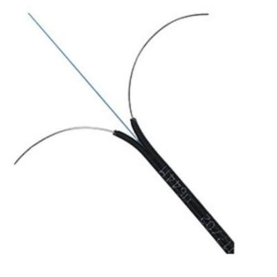 China 2*3mm 1 Core FTTH Drop Cable GJXH G657A 1F Fiber Drop Cable for sale