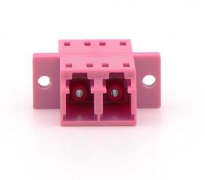 China Telecom Ut Fiber Optic Adapter LC Upc To LC Upc Om1 Om2 Duplex Adapter for sale