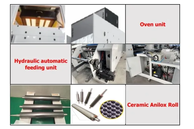 Nice -1colors Roll Paper Sticker Label Flexo Printing Machine