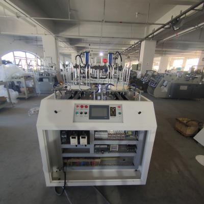 중국 Disposable Lunch Box Carton Machine Hot Melt Adhesive Process 판매용