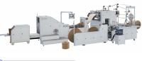 Sac à provisions de papier à grande vitesse faisant la machine avec du PE plat de poignée, sac de papier de nourriture de HDPE faisant la machine